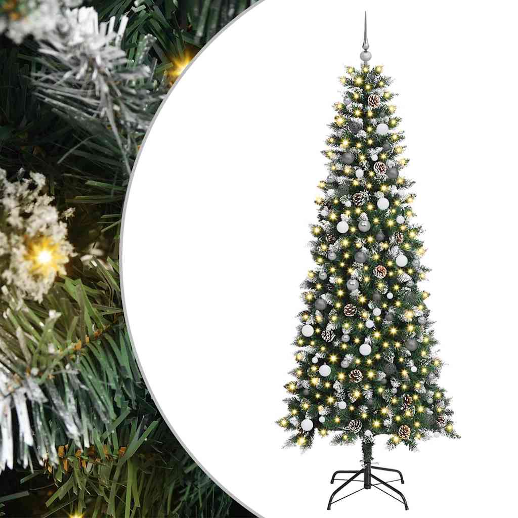 Árbol de Navidad | Árbol de fiestas artificial con 300 LED Verde 96 x ...