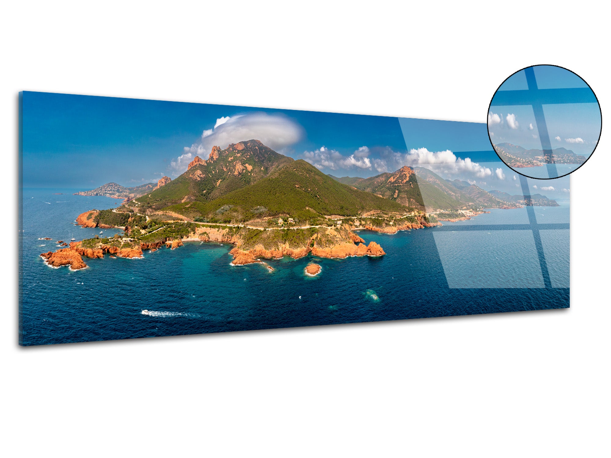 Tableau plexiglas déco Vue sur le Massif de l'Esterel | Leroy Merlin
