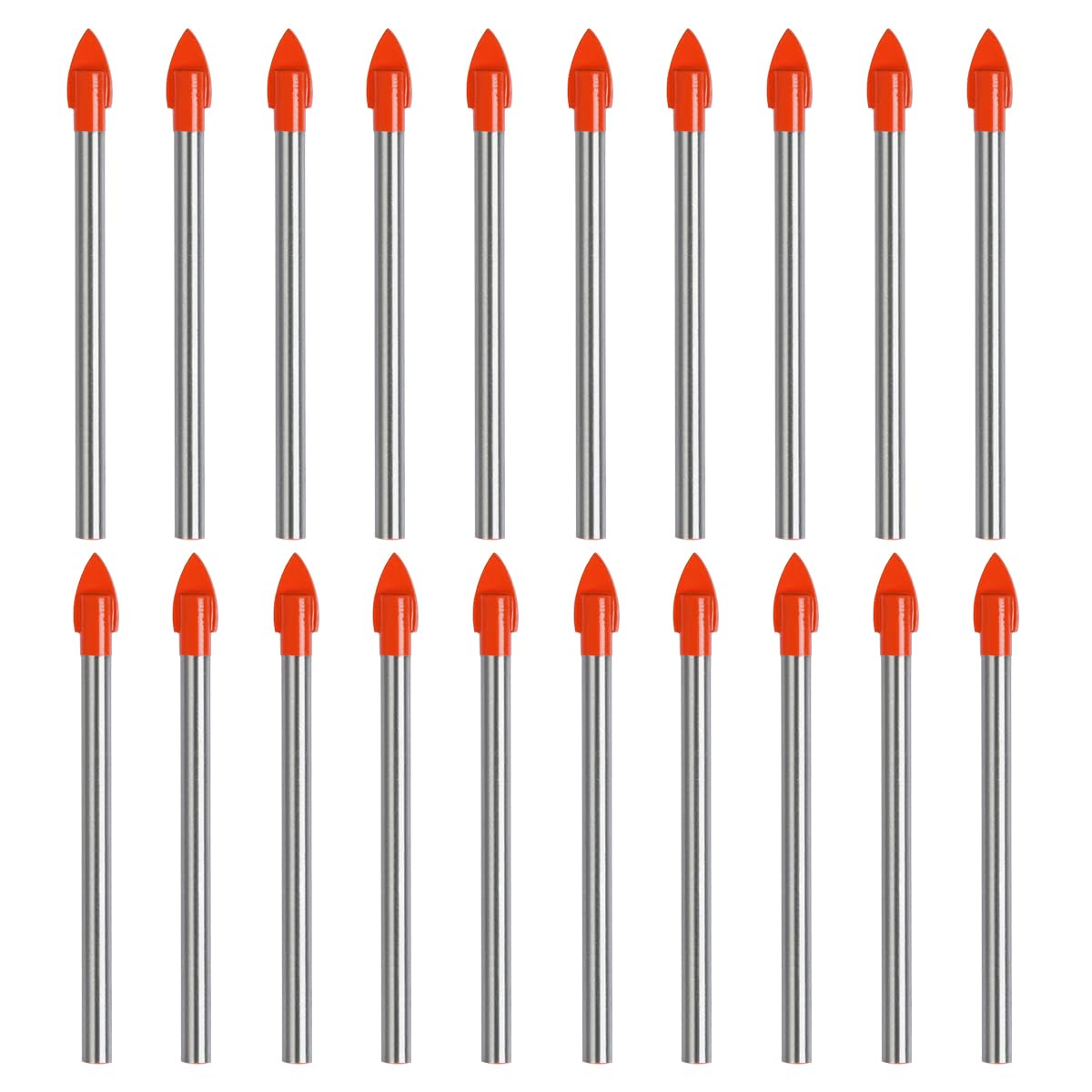 Foret Carrelage 6mm Foret à Percer Le Verre 20Pcs Foret Verre ...