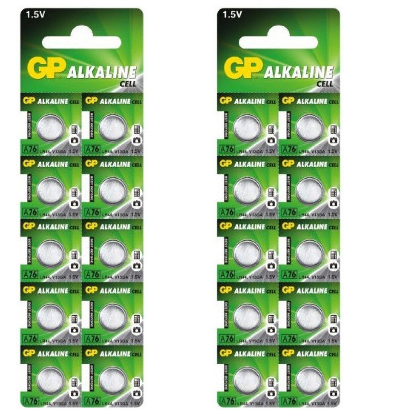 20 Piles GP LR44 A76 | Leroy Merlin