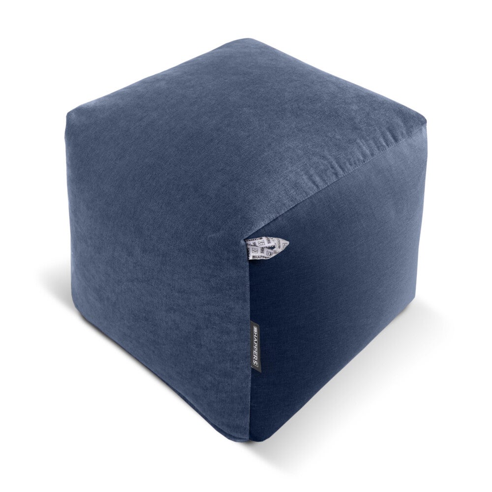 Puff Cuadrado Tex Marino | Leroy Merlin