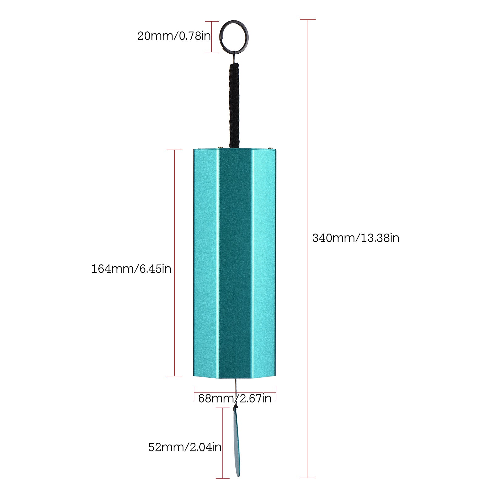 Metal campanas de viento Meditation Chord Windchime Windbell para ...