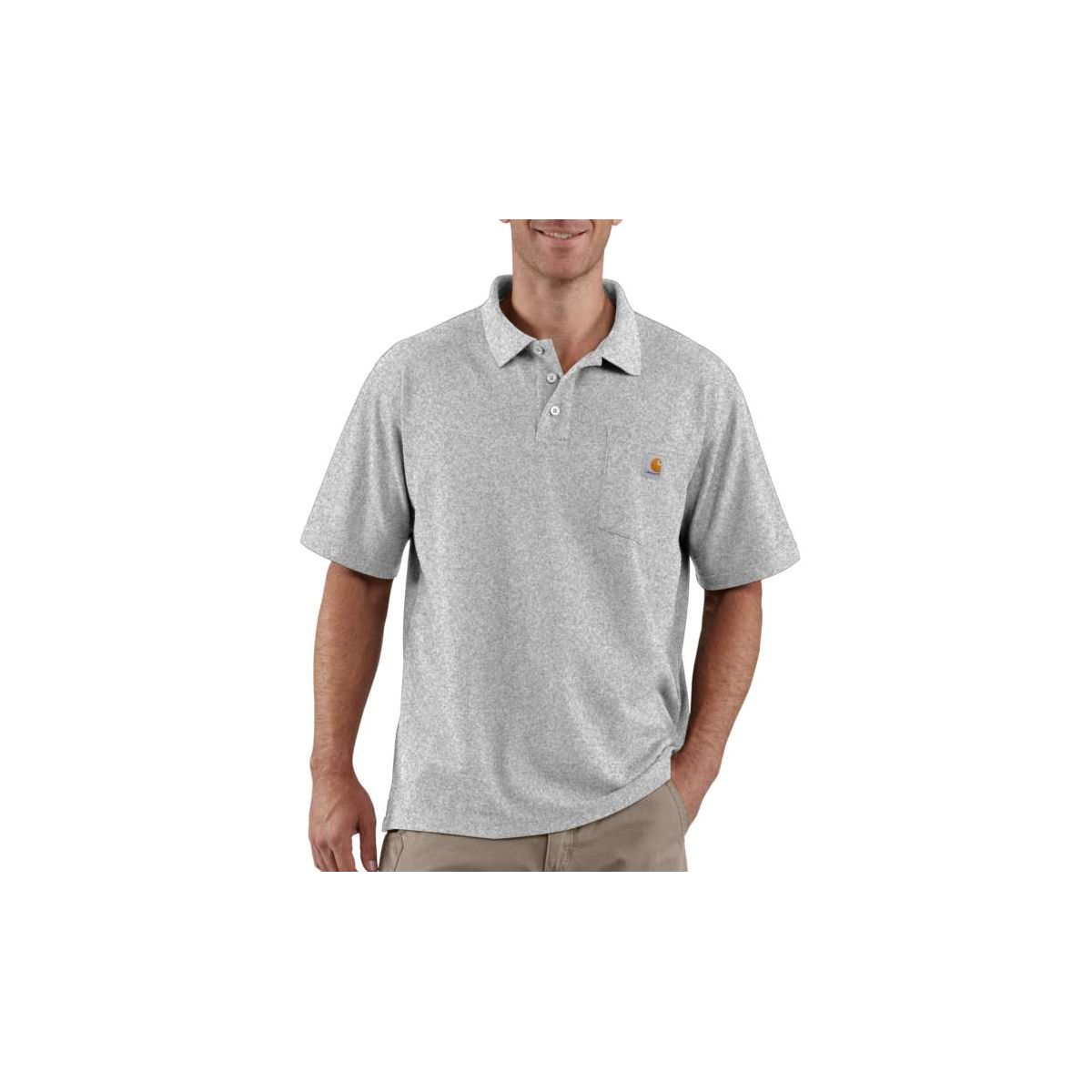CARHARTT Work Pocket S/S Polos China Grey T.XL - K570HGY-XL | Leroy Merlin