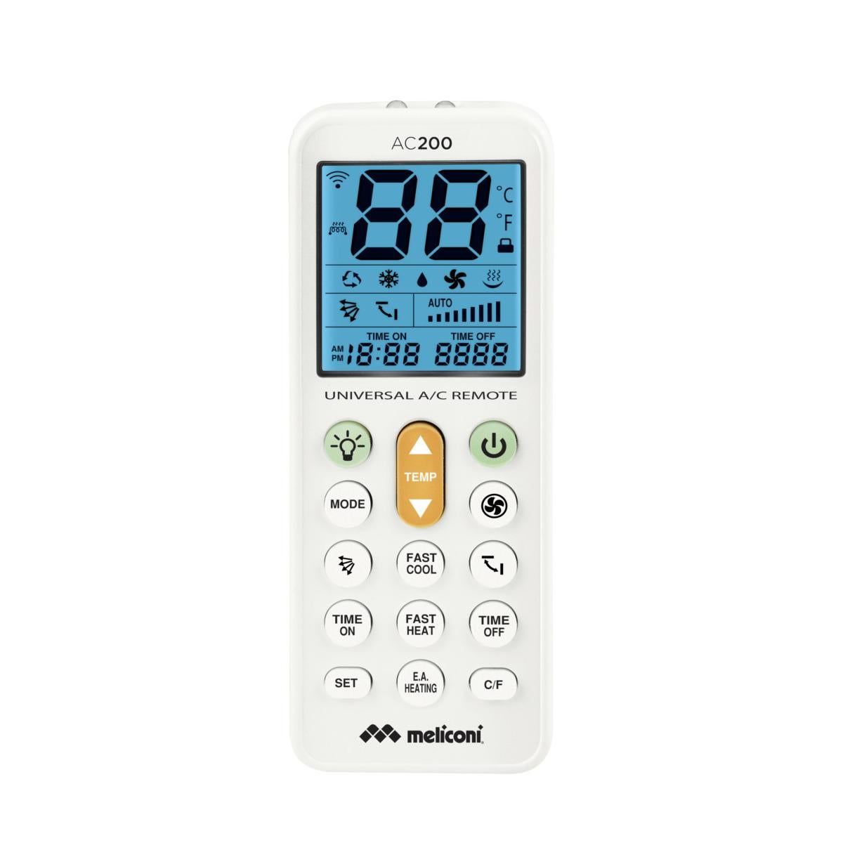 Meliconi AC200 télécommande Climatiseur Appuyez sur les boutons | Leroy ...