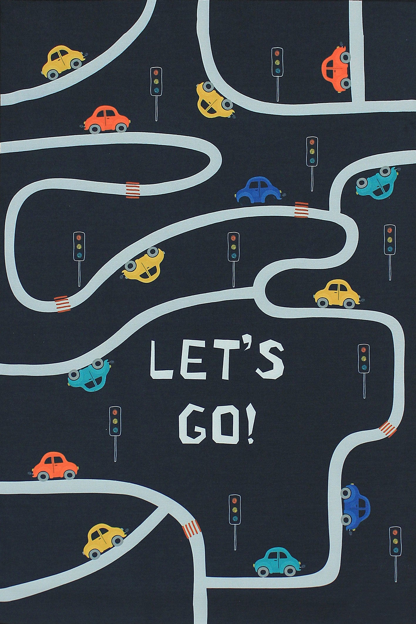 MODEMA - Alfombra lavable en lavadora, base antideslizante, alfombra infantil, 80x120cm para ...