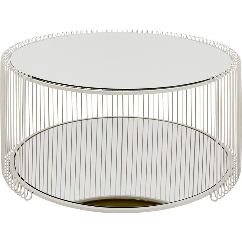 Table basse Wire Double 80cm beige Kare Design | Leroy Merlin