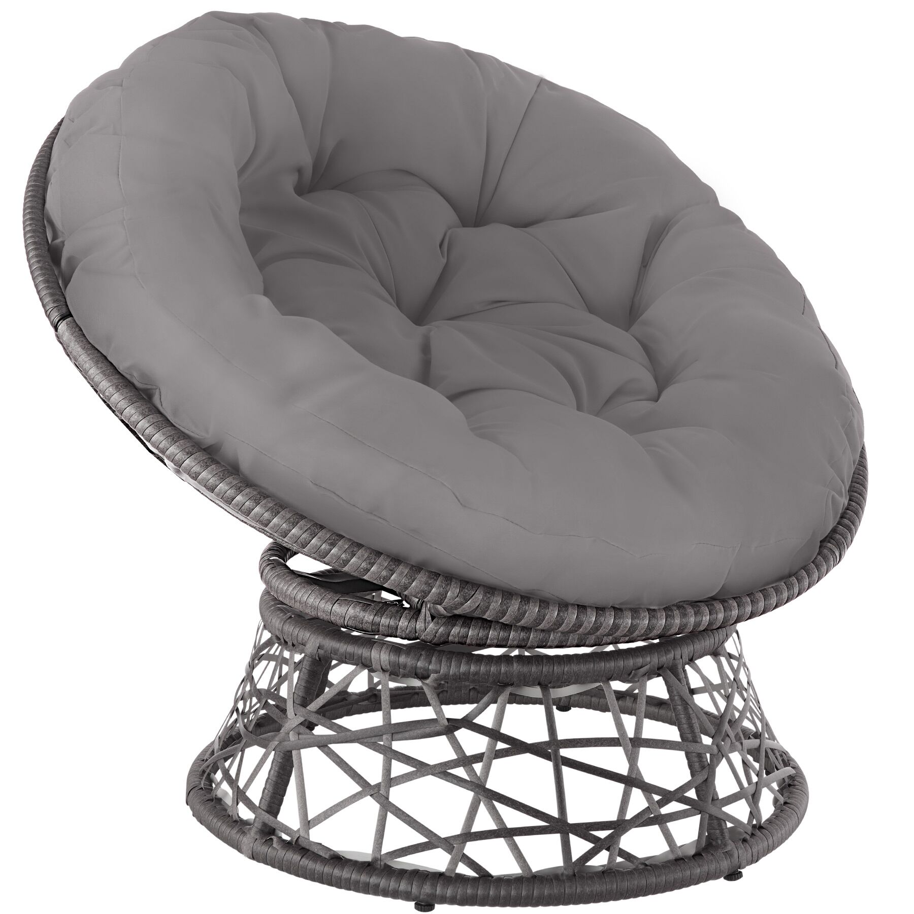 TECTAKE Silla de ratán Circular | Leroy Merlin