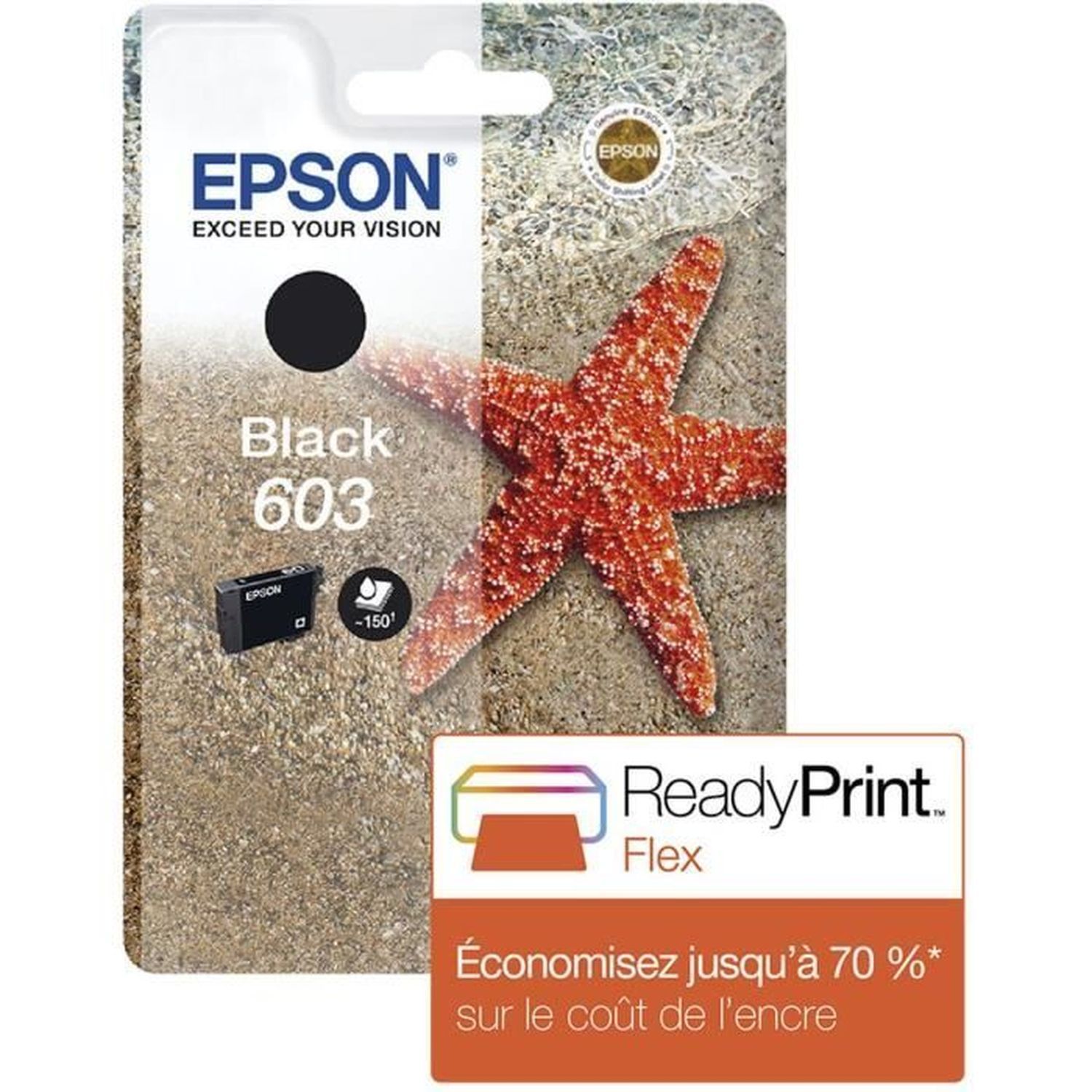Cartouche d'encre Epson 603 noir - Etoile de mer - EPSON | Leroy Merlin