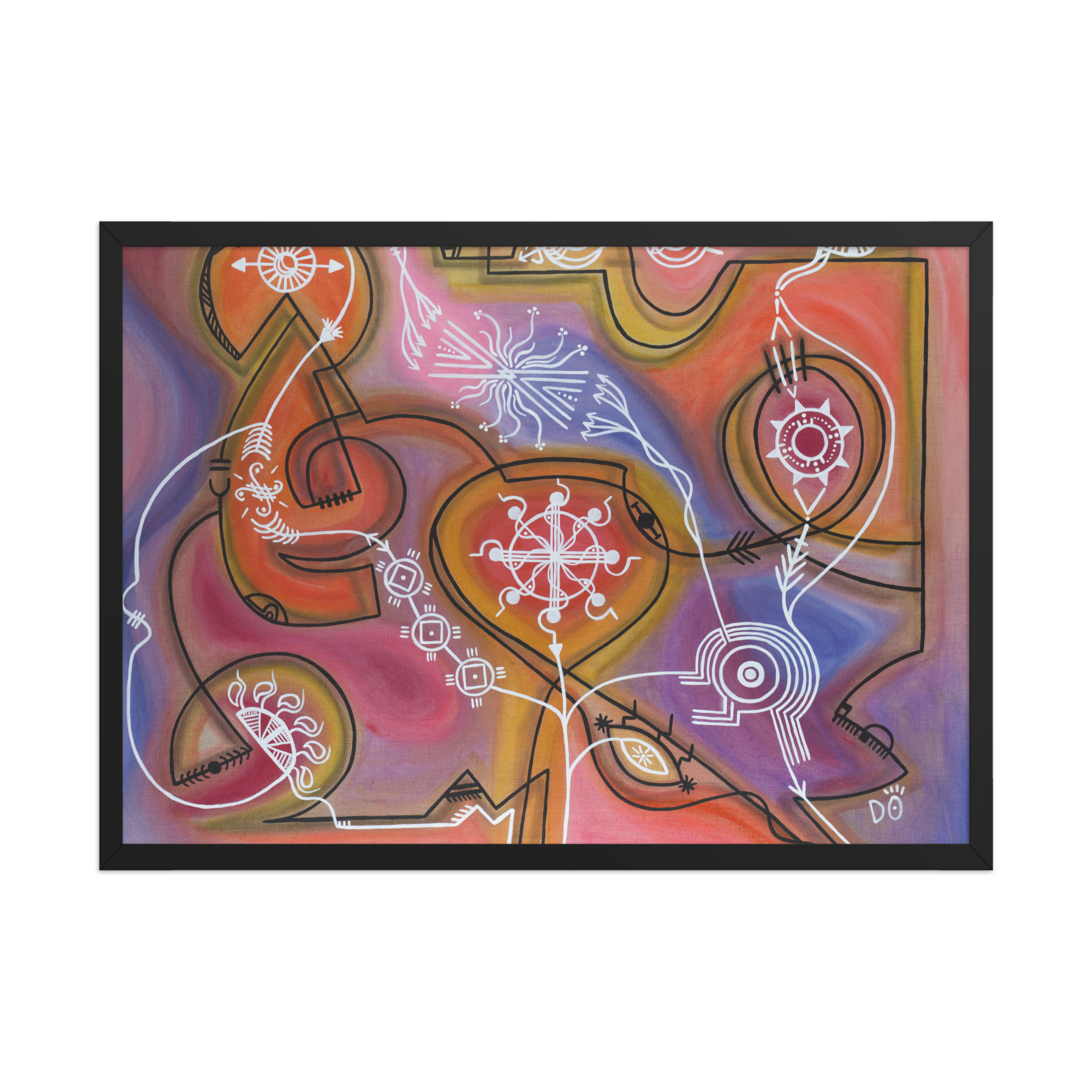 Affiche d'art signé - Illustration Imagine the World Without the Sun l ...