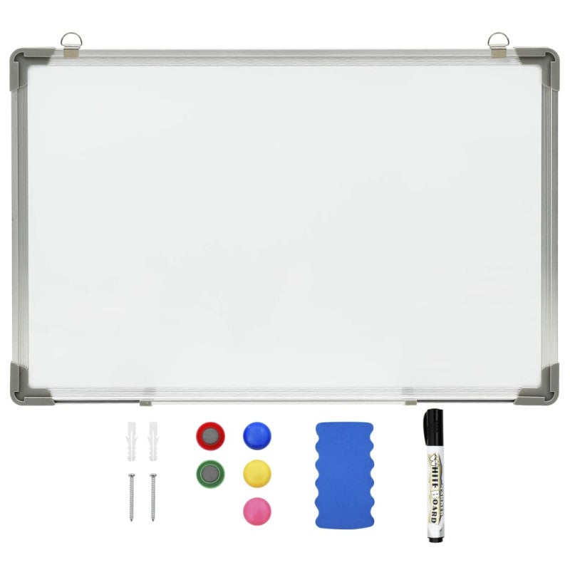 Tableau blanc magnétique effaçable à sec Blanc 50x35 cm Acier | Leroy ...