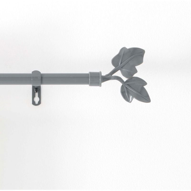 Paris Prix - Kit Tringle Déco Extensible "lierre" 120-210cm Gris ...