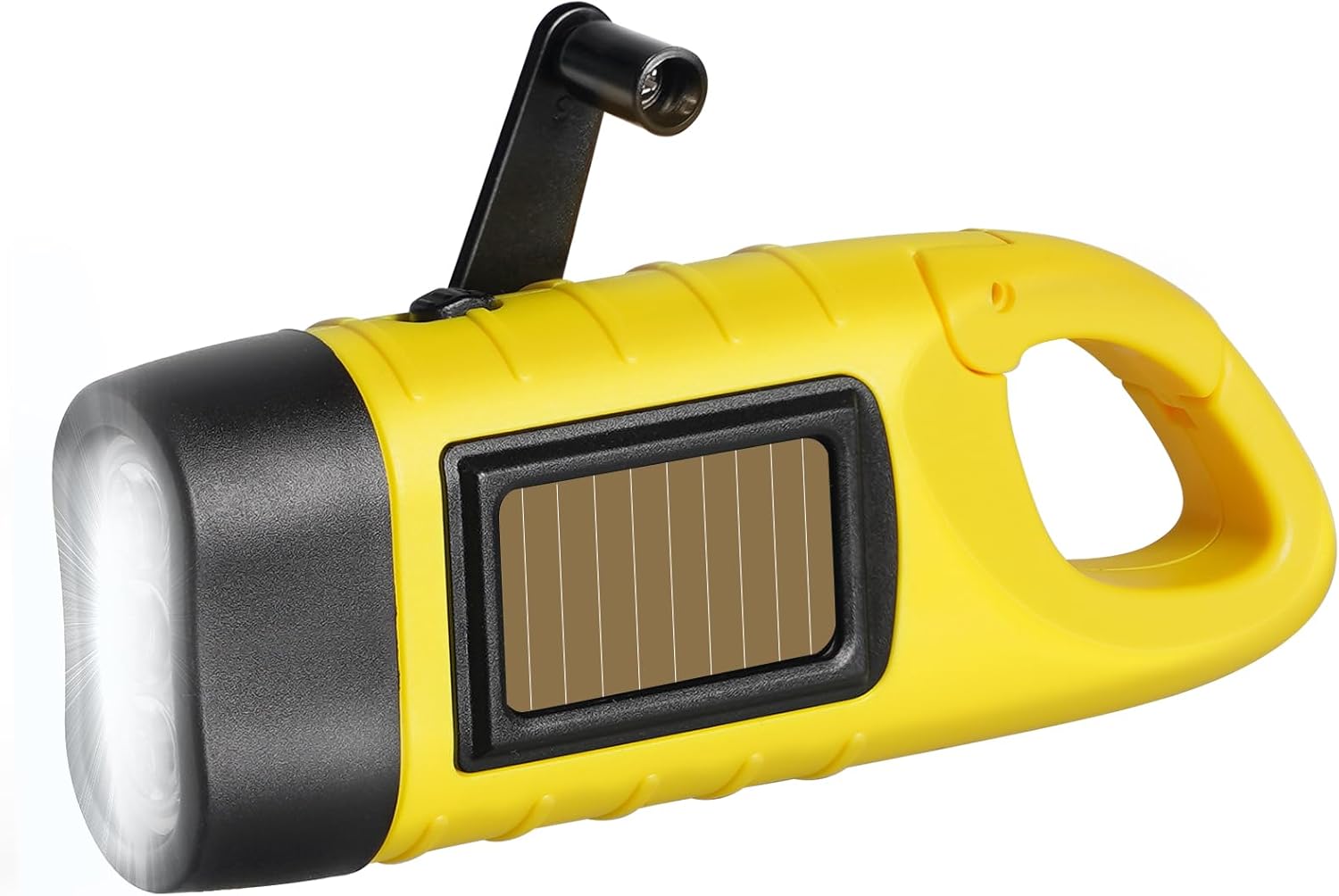 Linterna solar de manivela, linterna de emergencia, linterna LED ...