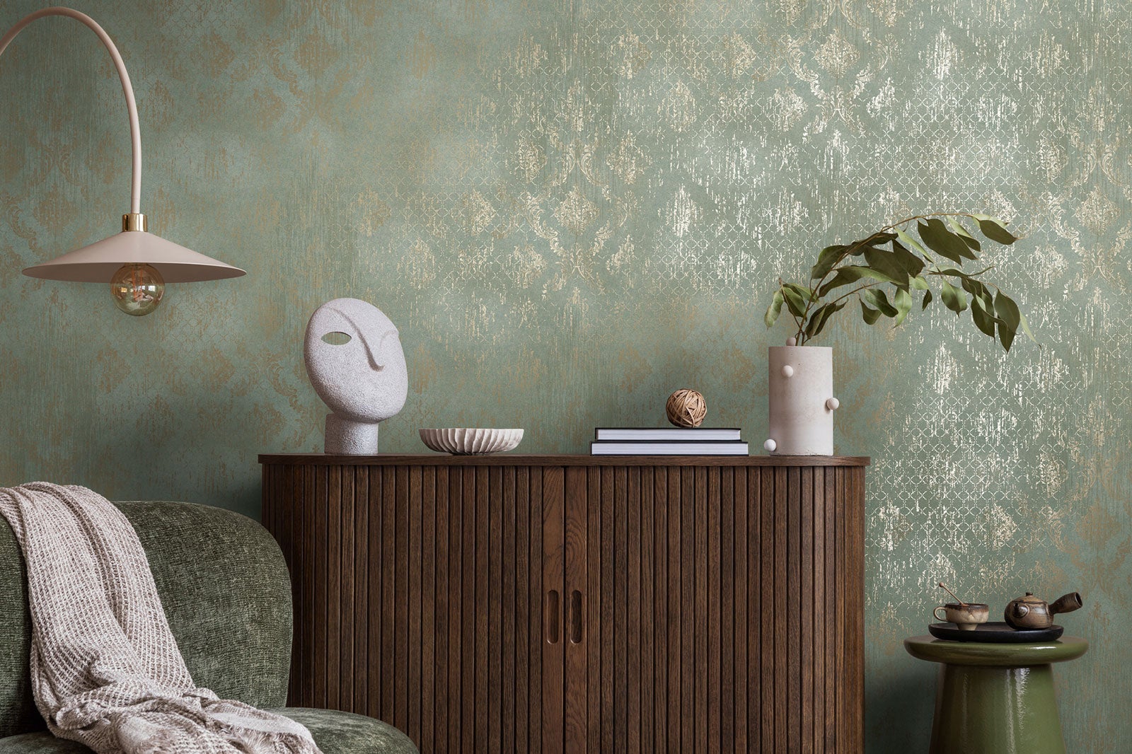 Papier peint Classique Vert Metropolitan Stories 4 Hot Spots A.S ...