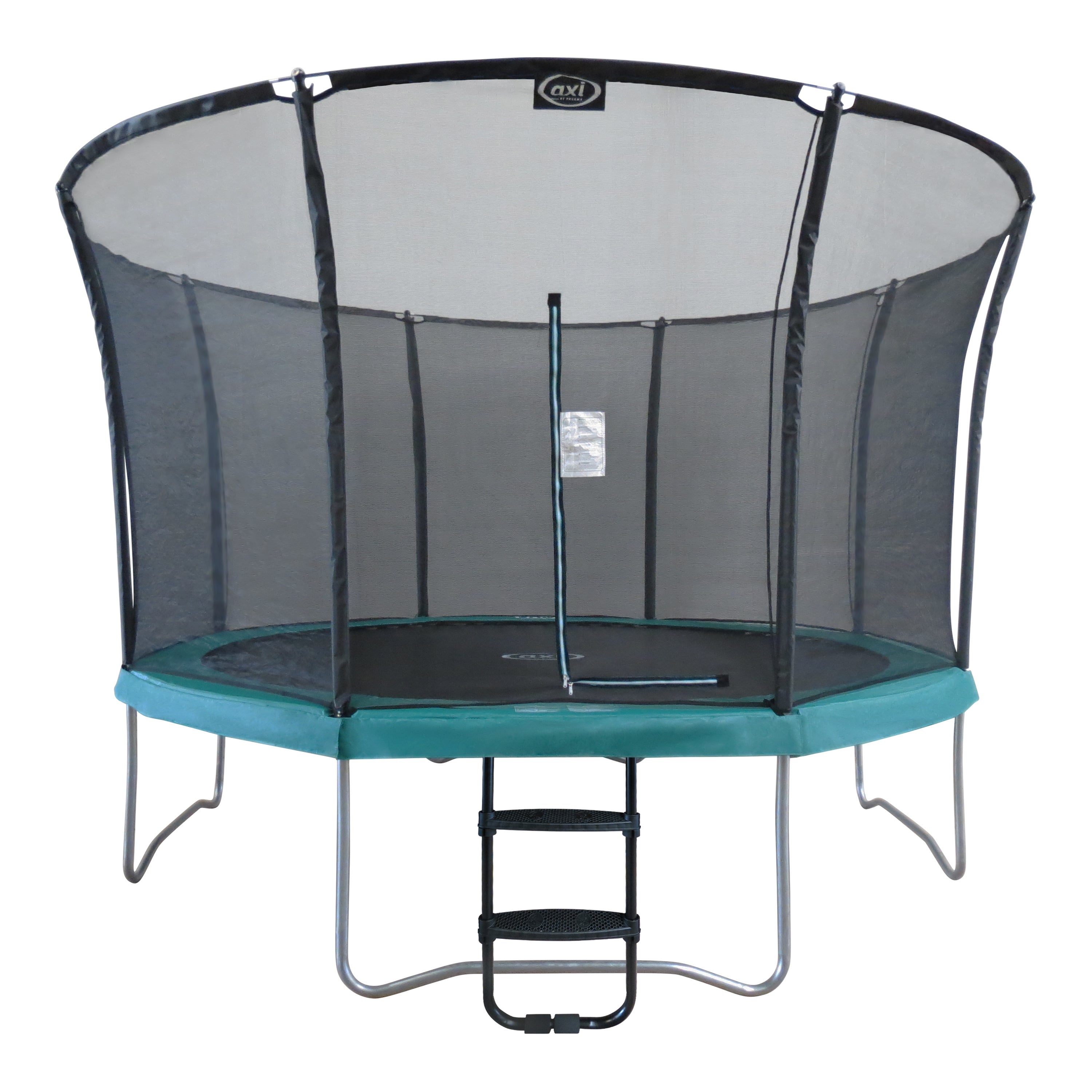 Trampoline rond avec échelle & filet - AXI Denver - Ø 366 cm en Vert ...