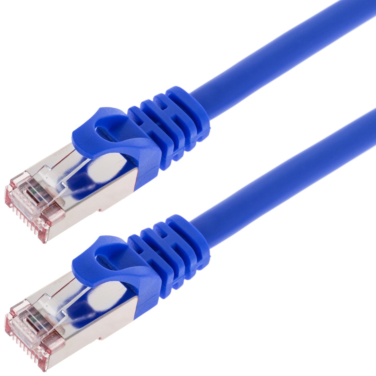 Cable de Red FTP con Conector RJ45 Cat. 6A Azul de 25 cm | Leroy Merlin