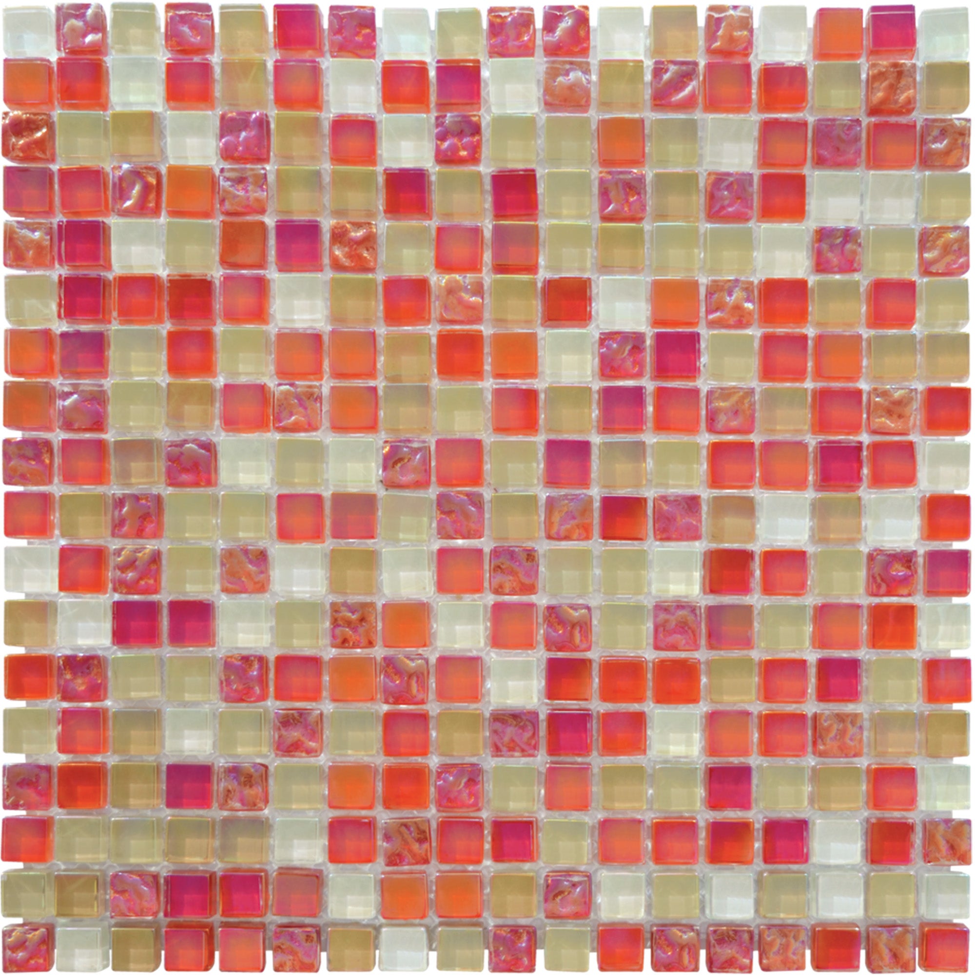 MOSAIQUE ANTIQUES NACRE ROUGE 1 PLAQUE 30 x 30 CM CASA LINEA | Leroy Merlin