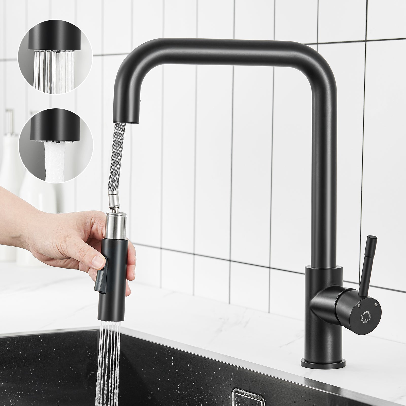 Mitigeur de Cuisine avec Douchette Extractible Cecipa max - Robinet en ...