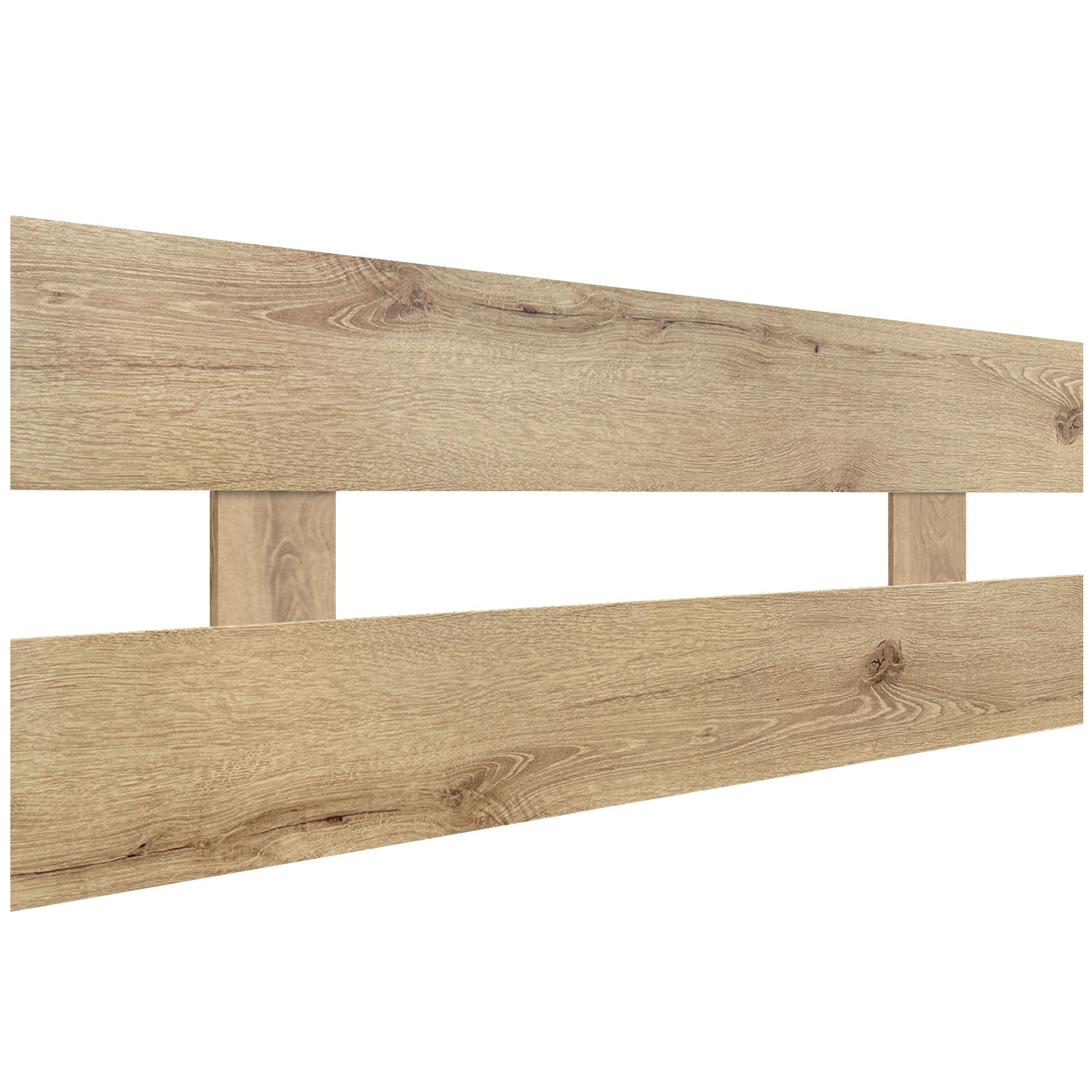 DHOME Cabecero de Madera reciclada DM Horizontal Estilo Valla Cama ...