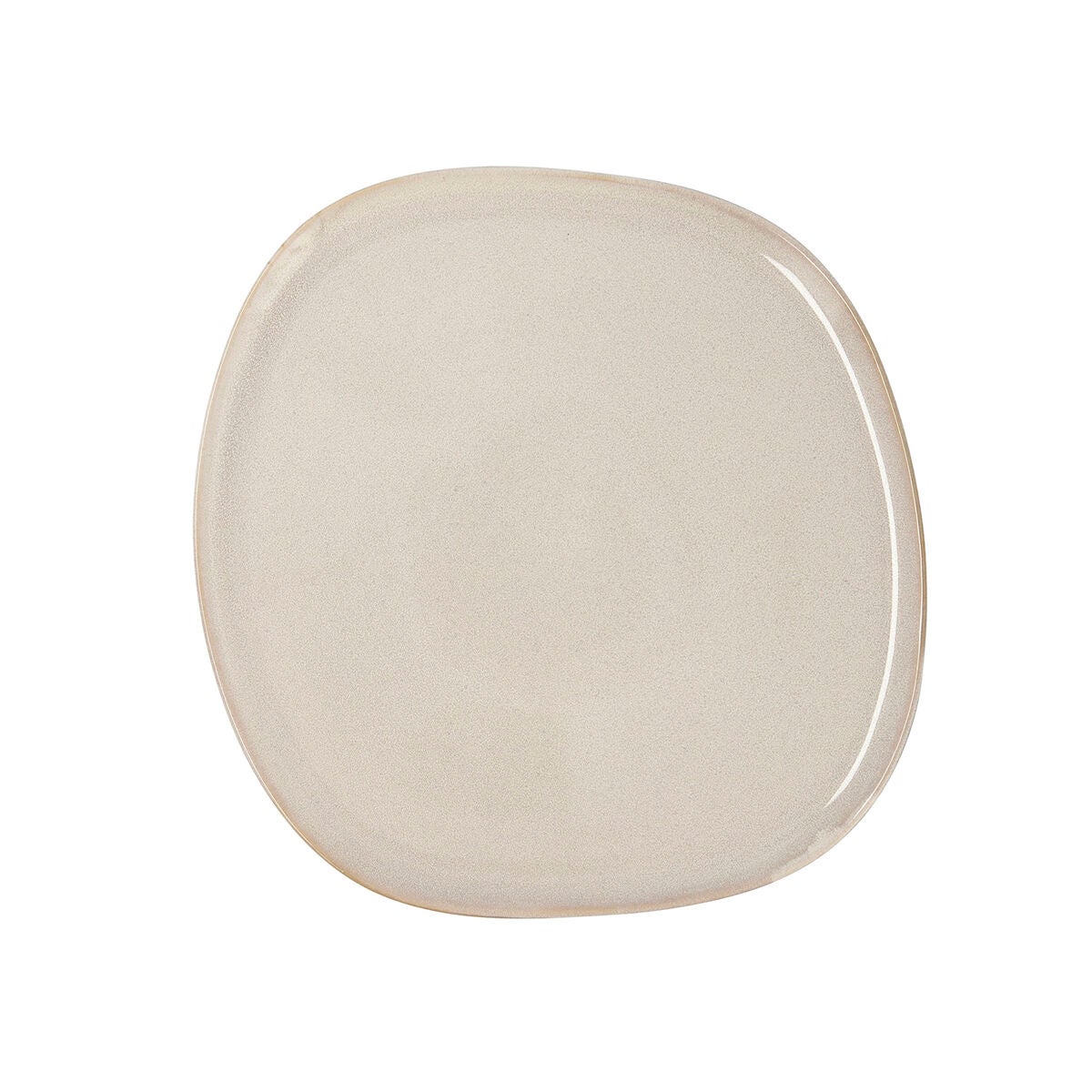 Piatto da pranzo Bidasoa Ikonic Bianco Ceramica 26,5 x 25,7 x 1,5 cm (4 ...
