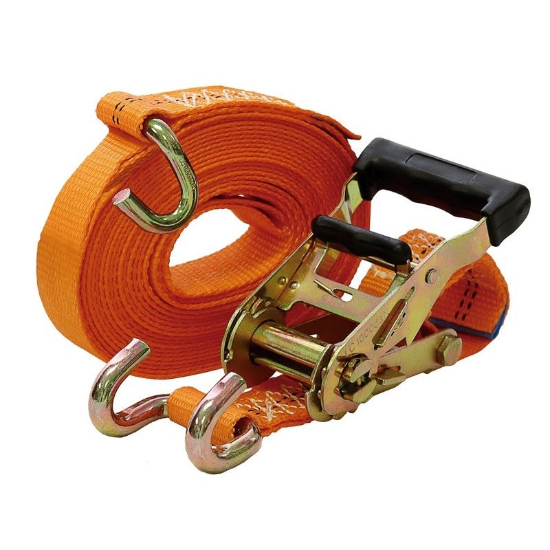 MURTRA ESLINGA TEXTIL+RATCHET 58mm.GANCHO ABIERTO 2000KG. 6M. 35 mm ...