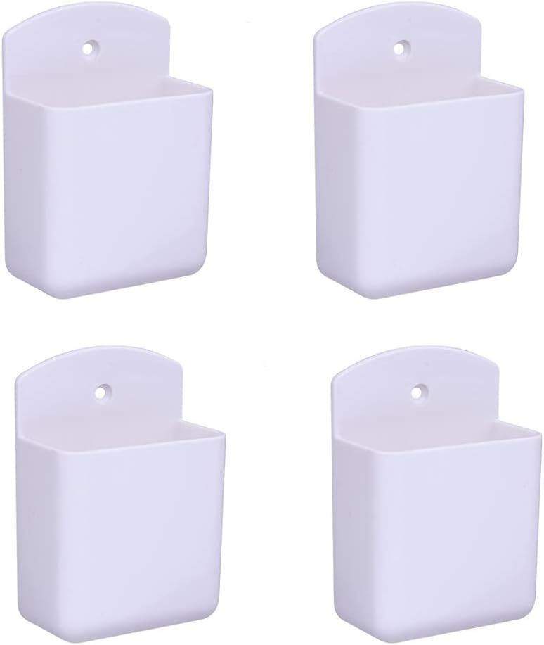 Paquete de 4 soportes para control remoto blancos, para montar en la ...