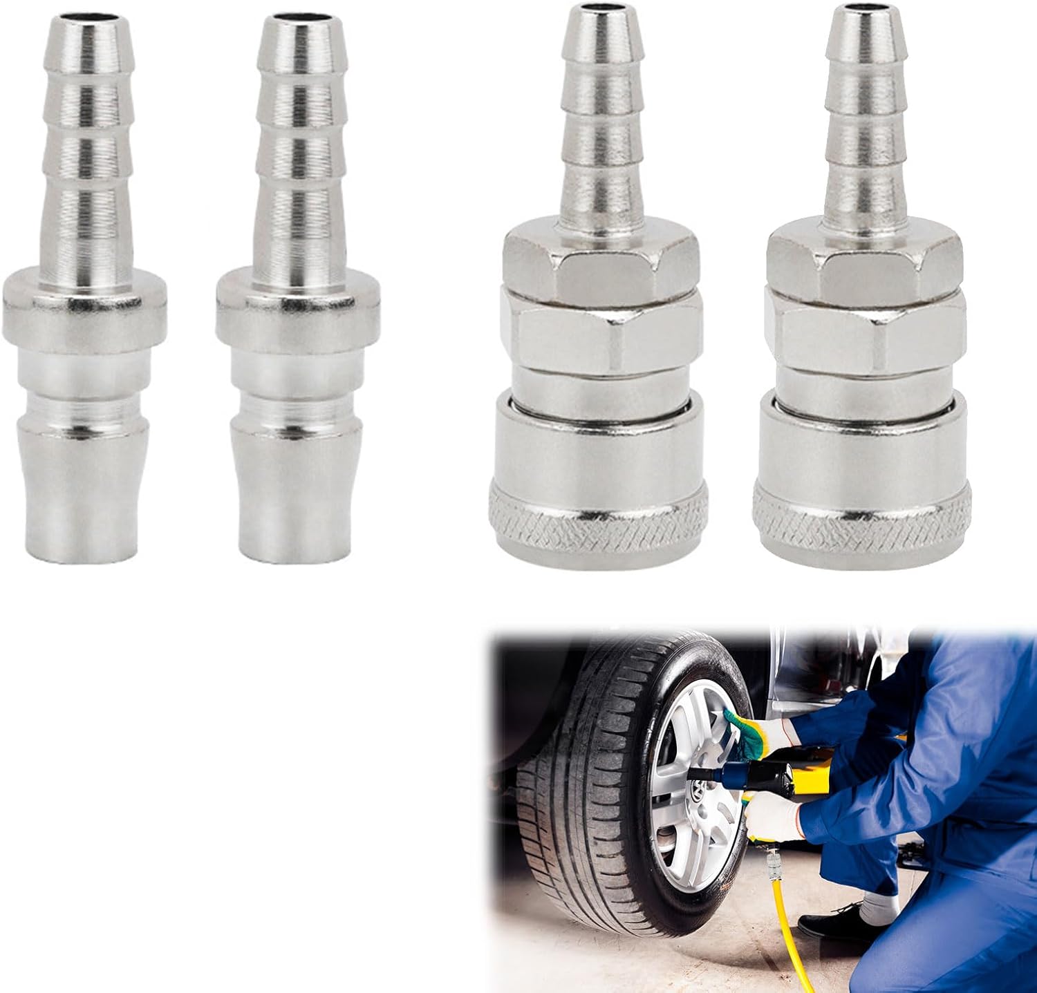 Raccord Rapide Air Comprimé,Embout Pneumatique Embout,8mm Raccord ...