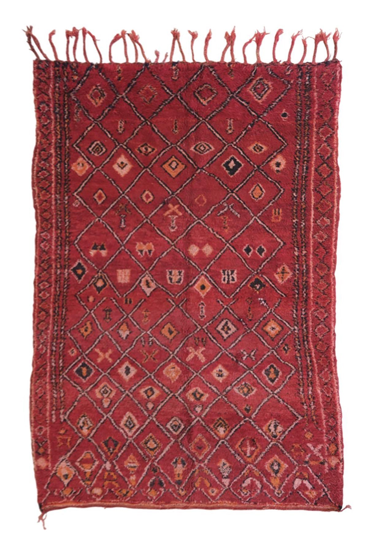 Tapis Berbere marocain pure laine 197 x 313 cm 197 x 313 cm | Leroy Merlin