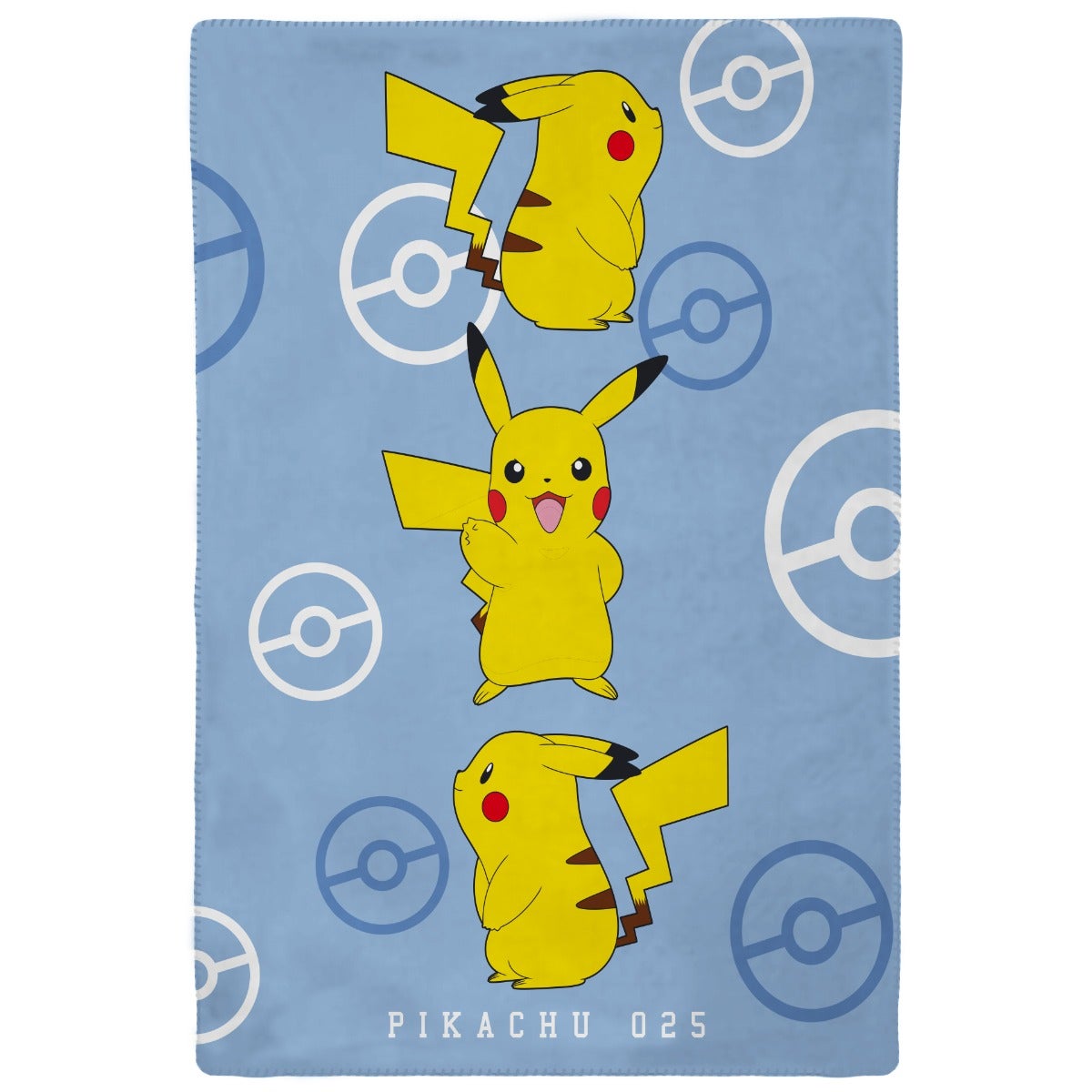 POKEMON - Plaid Pokémon Pikachu 110x130 cm - 100% Polyester - Bleu ...