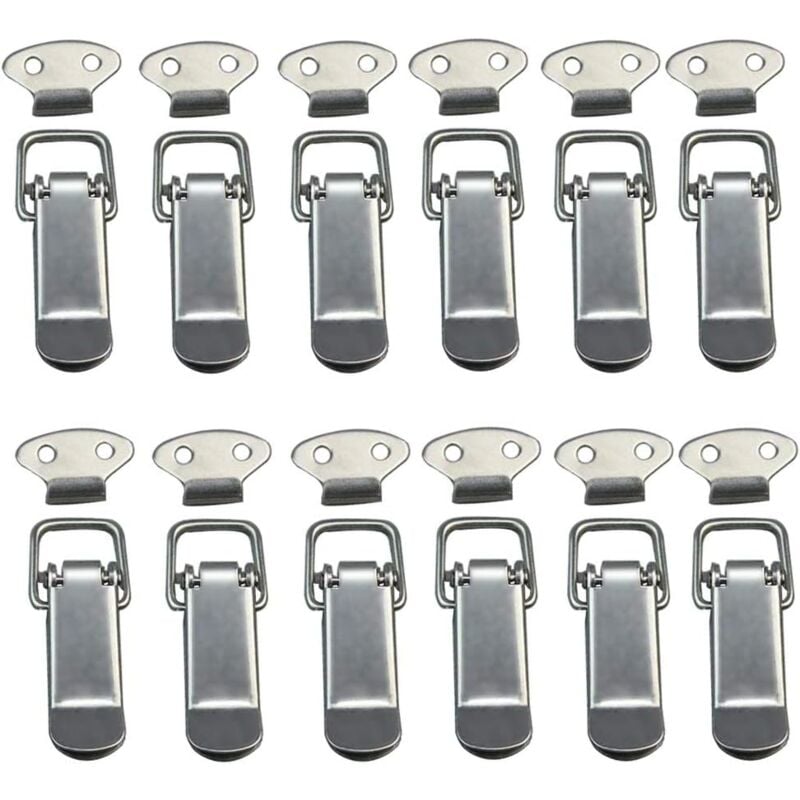 12 piezas Cierre de capó, cierre de palanca, cierre de resorte, cierre ...