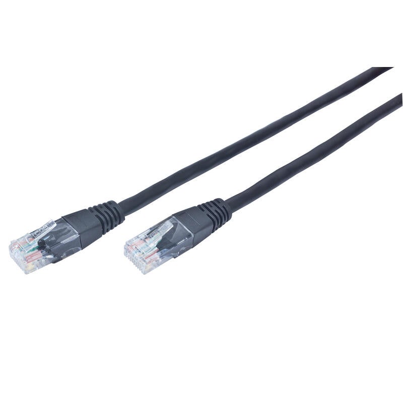 Gembird cable de red utp cat5e 0,25m negroÂ pp12-0.25m/bk | Leroy Merlin