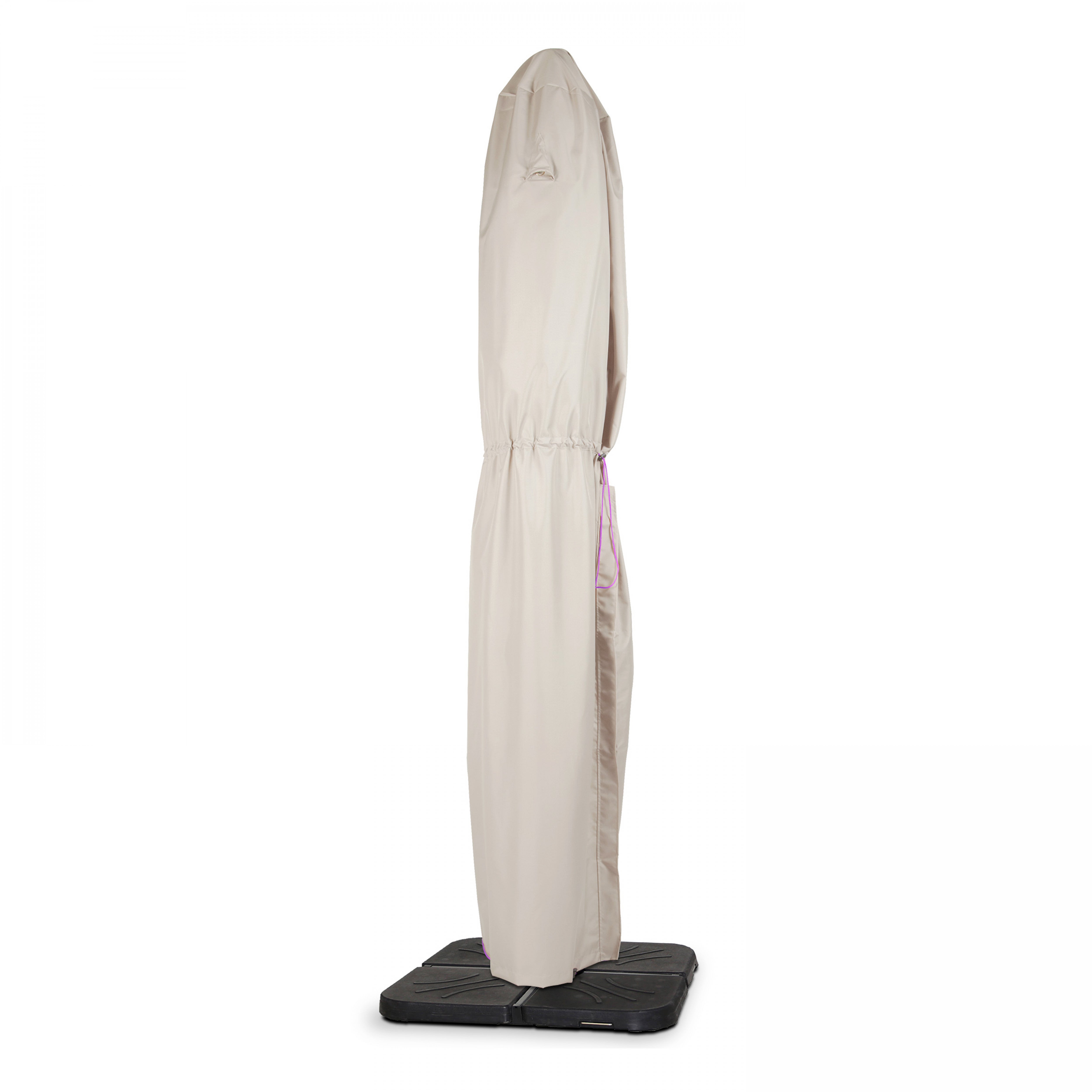 Housse de protection parasol déporté 240 cm taupe | Leroy Merlin