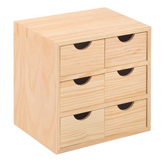 COMMODE EN PIN 3X2 (SANS BARBETTE) | Bricoman