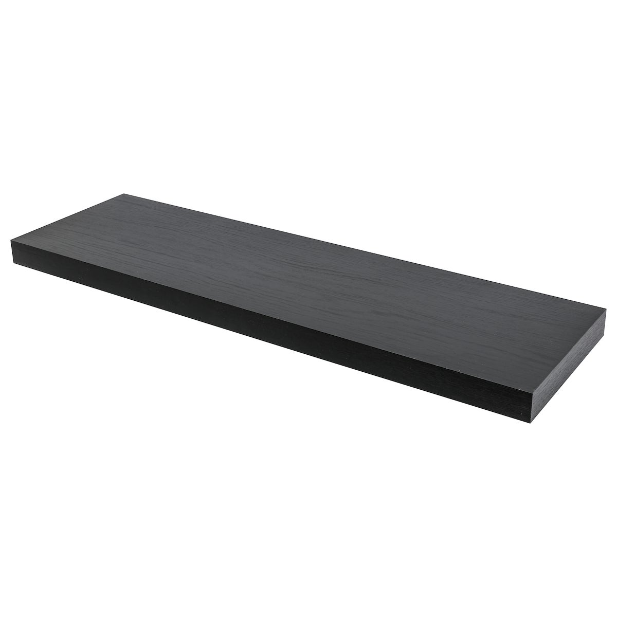 Étagère murale Duraline XL4 Noir Chêne PVC MDF FSC 38mm 80x23,5cm ...