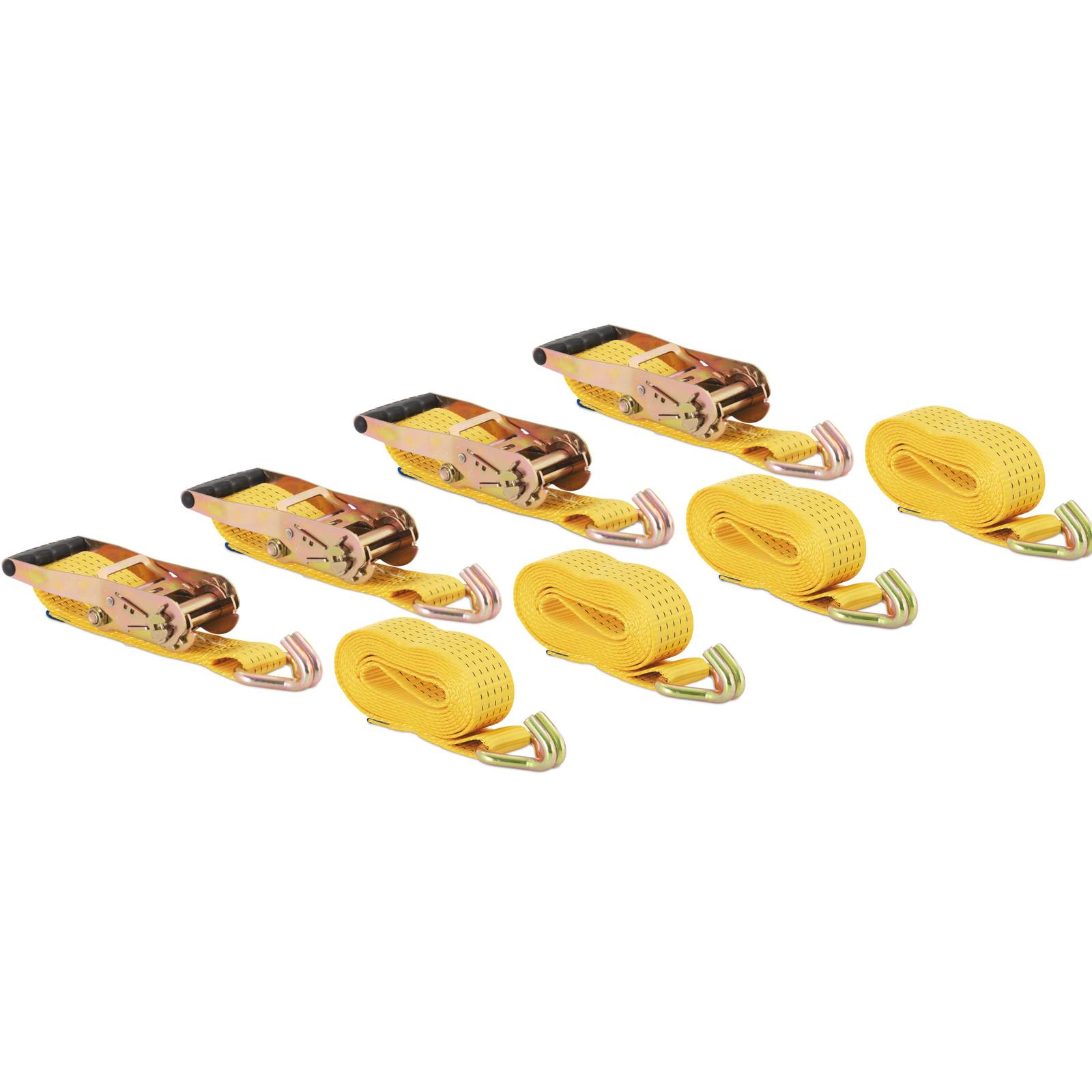 4 cinchas con tensor de carraca - seguro de carga - 4 m (3,5 m de ...