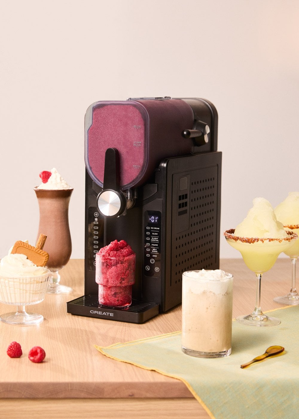 CREATE - SLUSH MAKER - Machine à granulés et à boissons glacées de 2,6 ...
