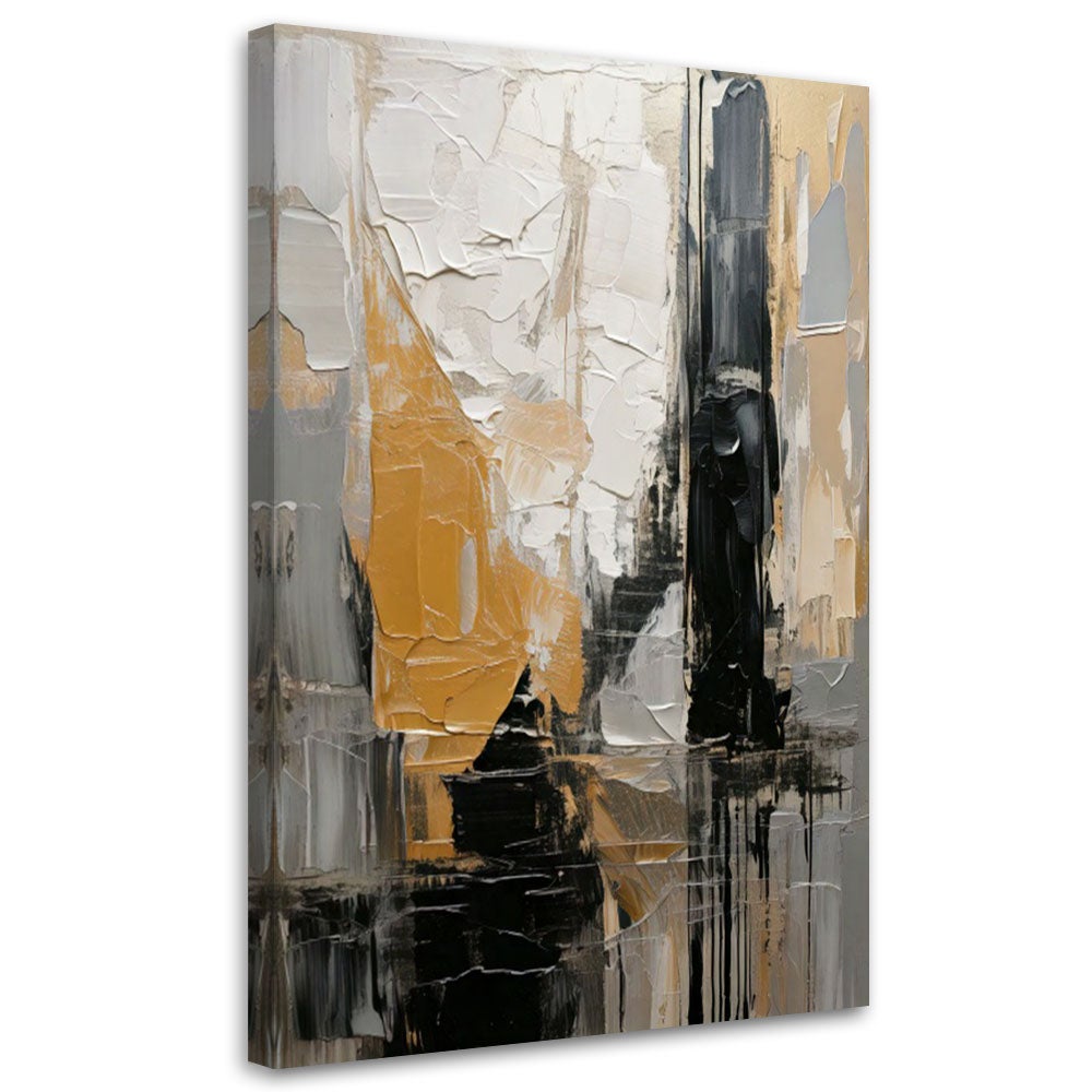 Tableau sur toile moderne Abstraction Texture Minimalisme 40x60 | Leroy ...
