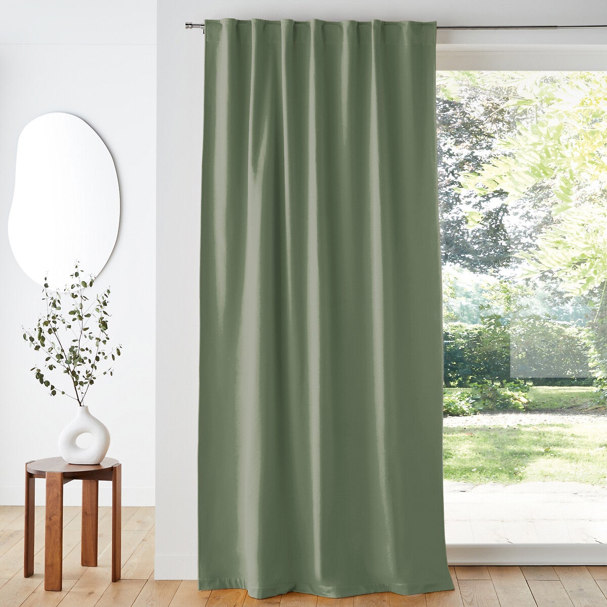 Rideau thermique polaire, Panason - Vert sauge - 250 x 140 cm | Leroy ...