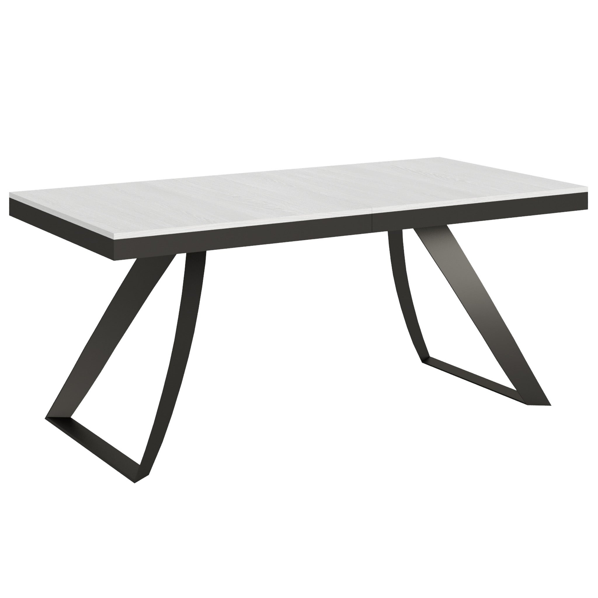 Table extensible 90x180/440 cm Proxy Evolution Frêne Blanc cadre ...