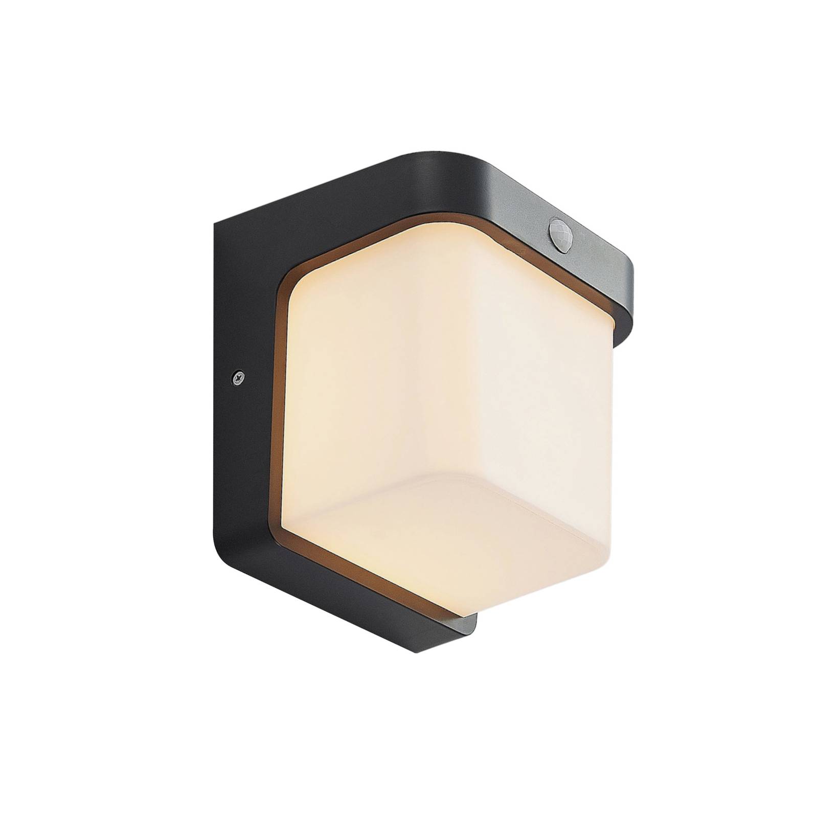 Lindby Applique d'extérieur LED Adenike avec capteur, Applique pour mur ...