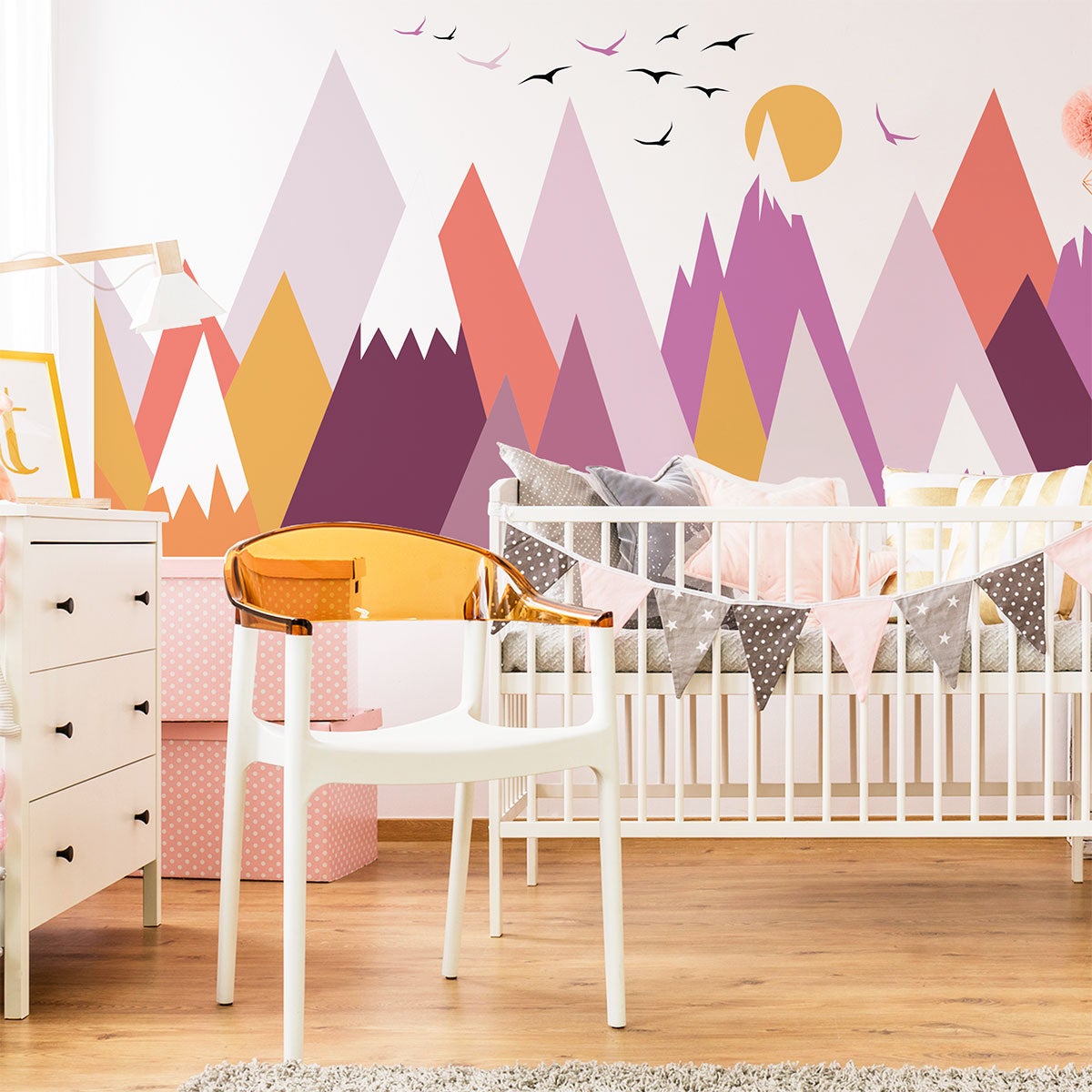 Stickers muraux enfants - Décoration chambre bébé - Autocollant Sticker ...