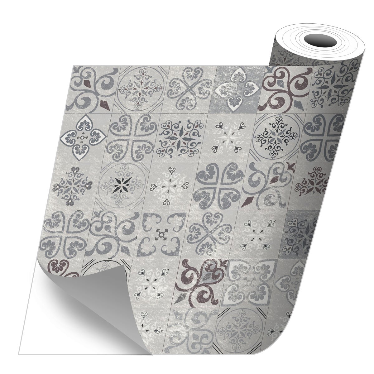 Rollo sticker Casa Lleó Morera gris 50x100 cm | Leroy Merlin