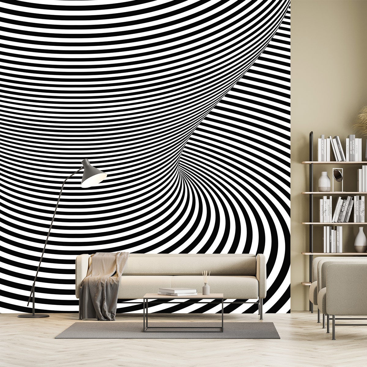 Papier peint optique 3d | Leroy Merlin