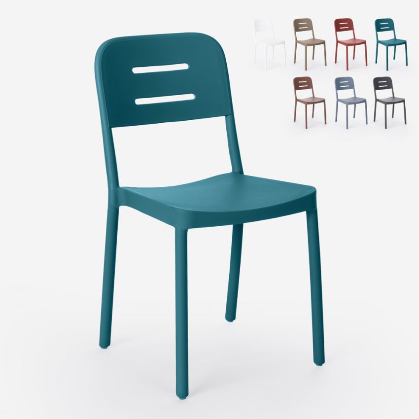 Silla de diseño moderno de polipropileno para bar, cocina, restaurante ...