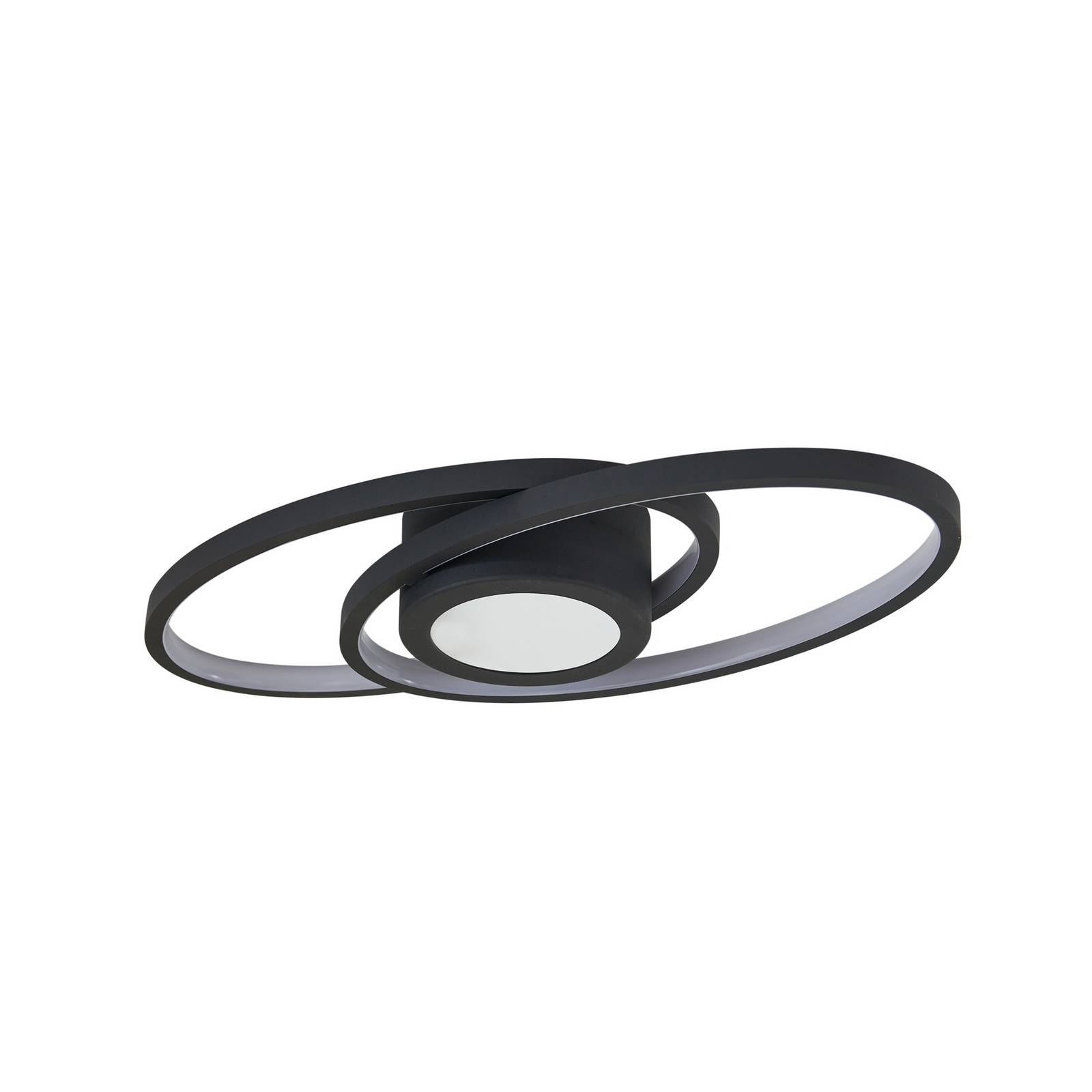 Lindby Plafonnier LED Thalina, 60cm, intensité variable, Infinity ...