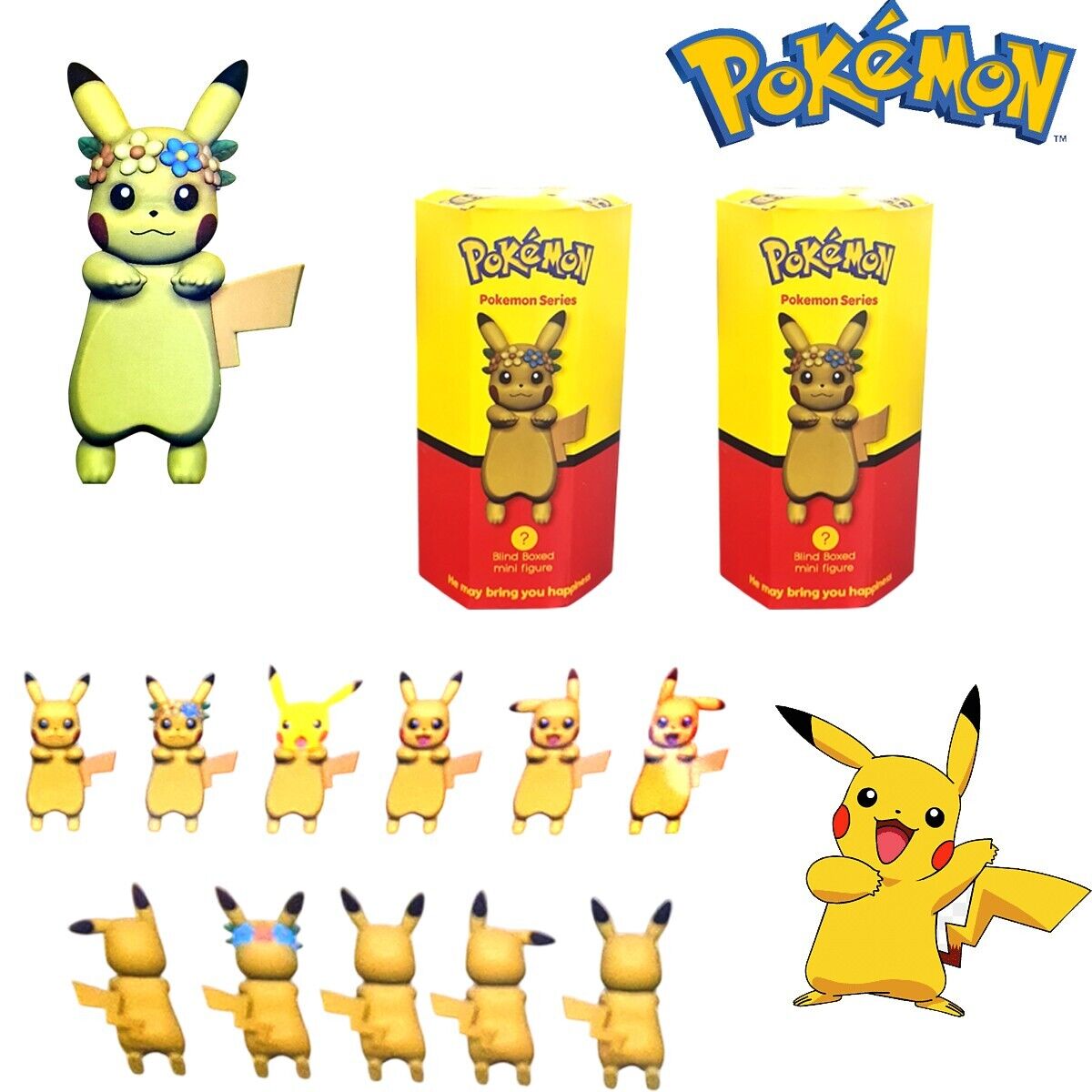 2 MINI FIGURAS DE PIKACHU MOBILE PARA PC DE SONNY ANGEL POKERMON ...