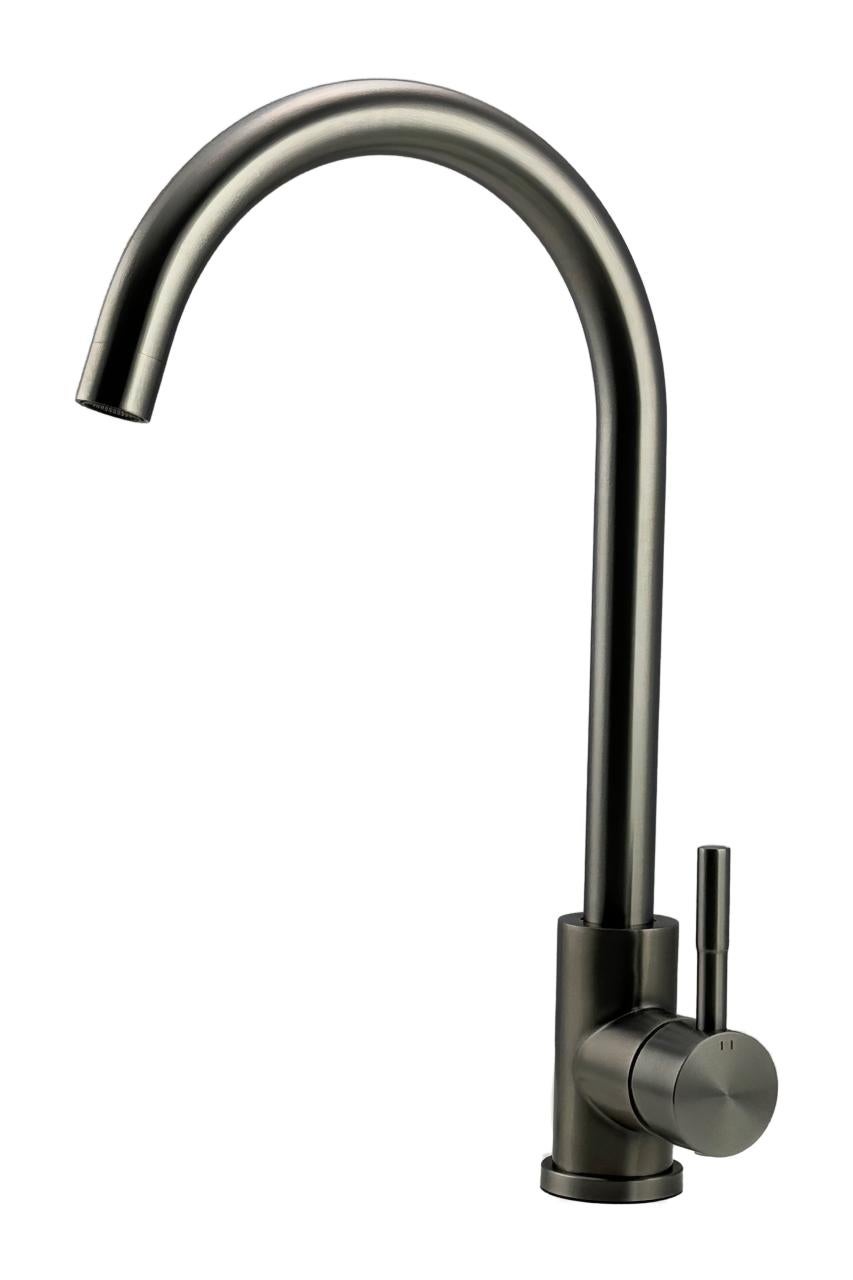 Robinet de cuisine Pure.Sink Elite Steel Stream en acier PVD Gun Metal ...