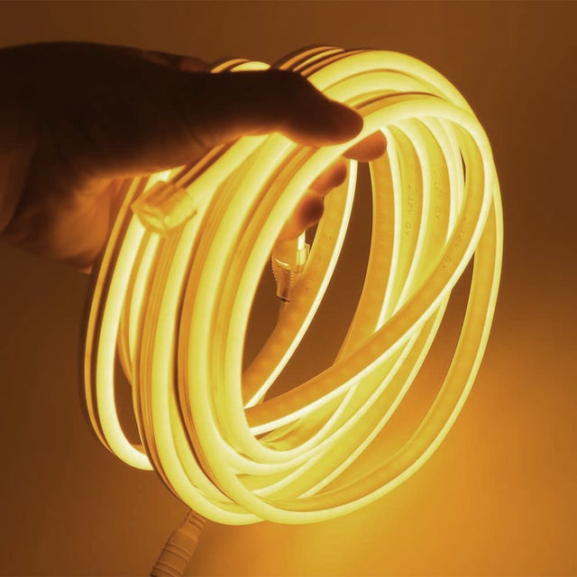 Neón flexible: fácil instalación y variedad de colores