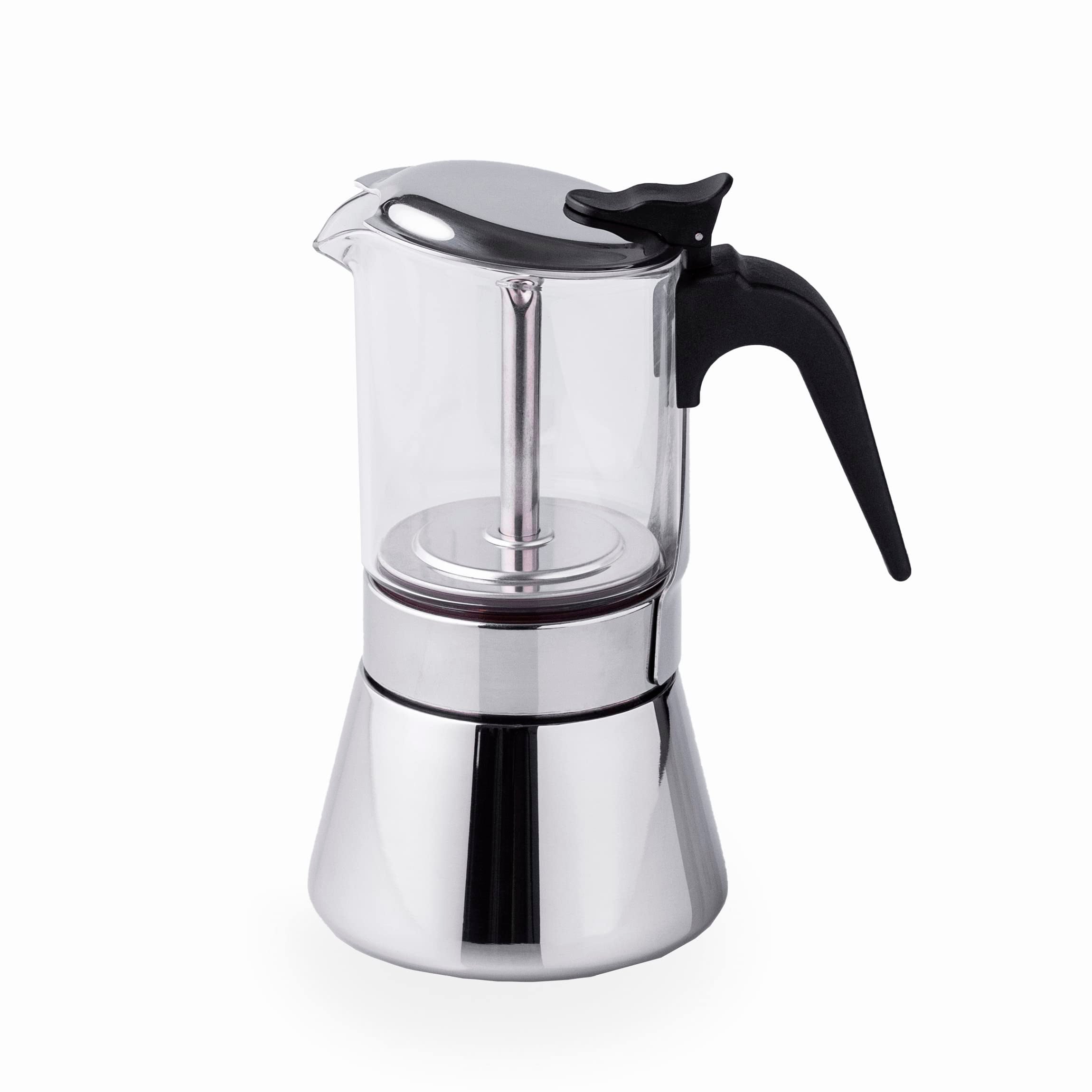 CAFETERA INOX BOROSILICATO SIENA MARCA LACOR | Leroy Merlin