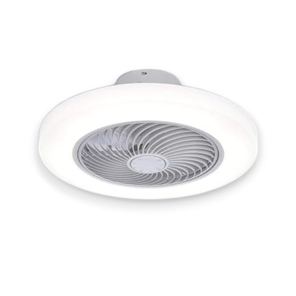 Plafonnier Led avec ventilateur 20w à 5 pales et 6 vitesses d'air chaud ...