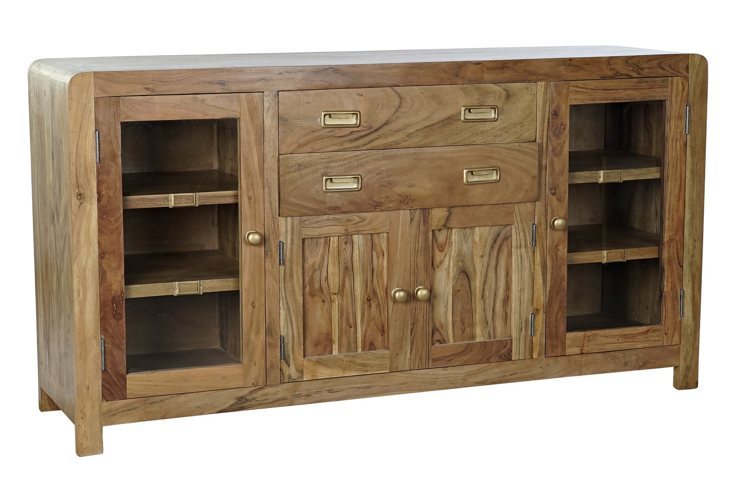 Buffet Acacia 150x40x81 Naturel | Leroy Merlin